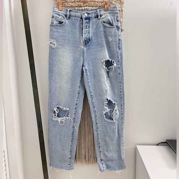 PacSun | Jeans | Pacsun High Rise Straight Distressed Jeans | Poshmark